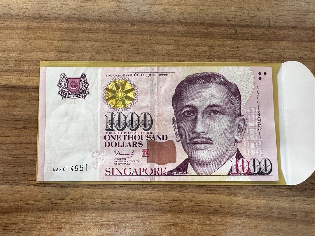 Singapore $1000 note, Hobbies & Toys, Memorabilia & Collectibles ...