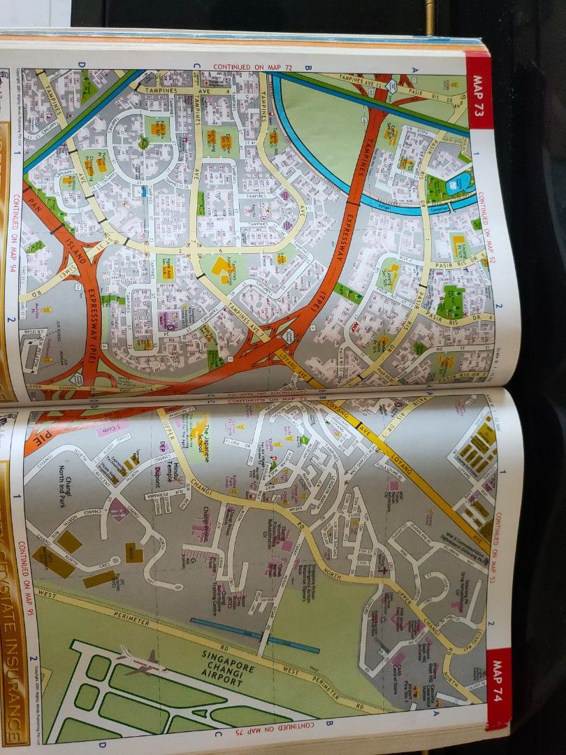 Singapore Street Directory Year 2001 edition, Hobbies & Toys, Books ...