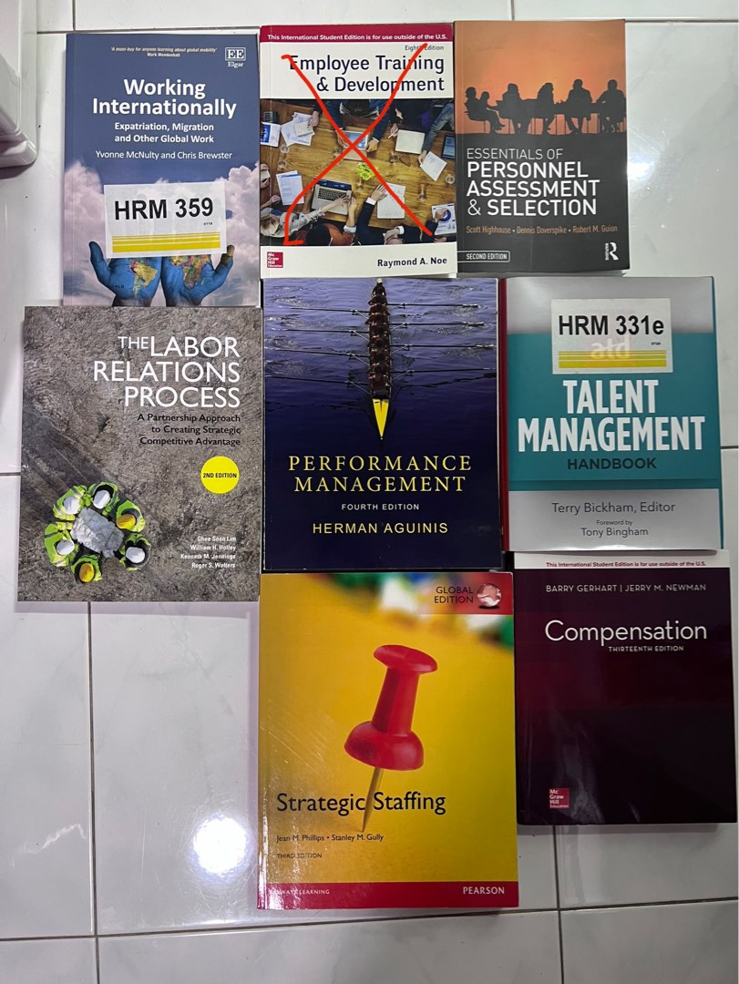 Singapore University of Social Sciences Bachelor in HRM textbooks ...