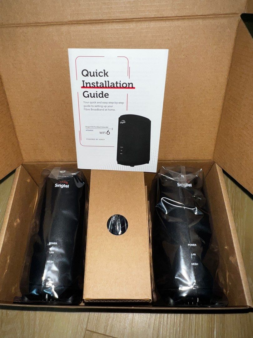 Singtel wifi 6 mesh dual pack, Computers & Tech, Parts & Accessories ...