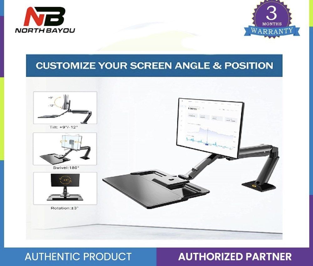 Sit and stand North Bayou Monitor Stand, Computers & Tech, Parts ...