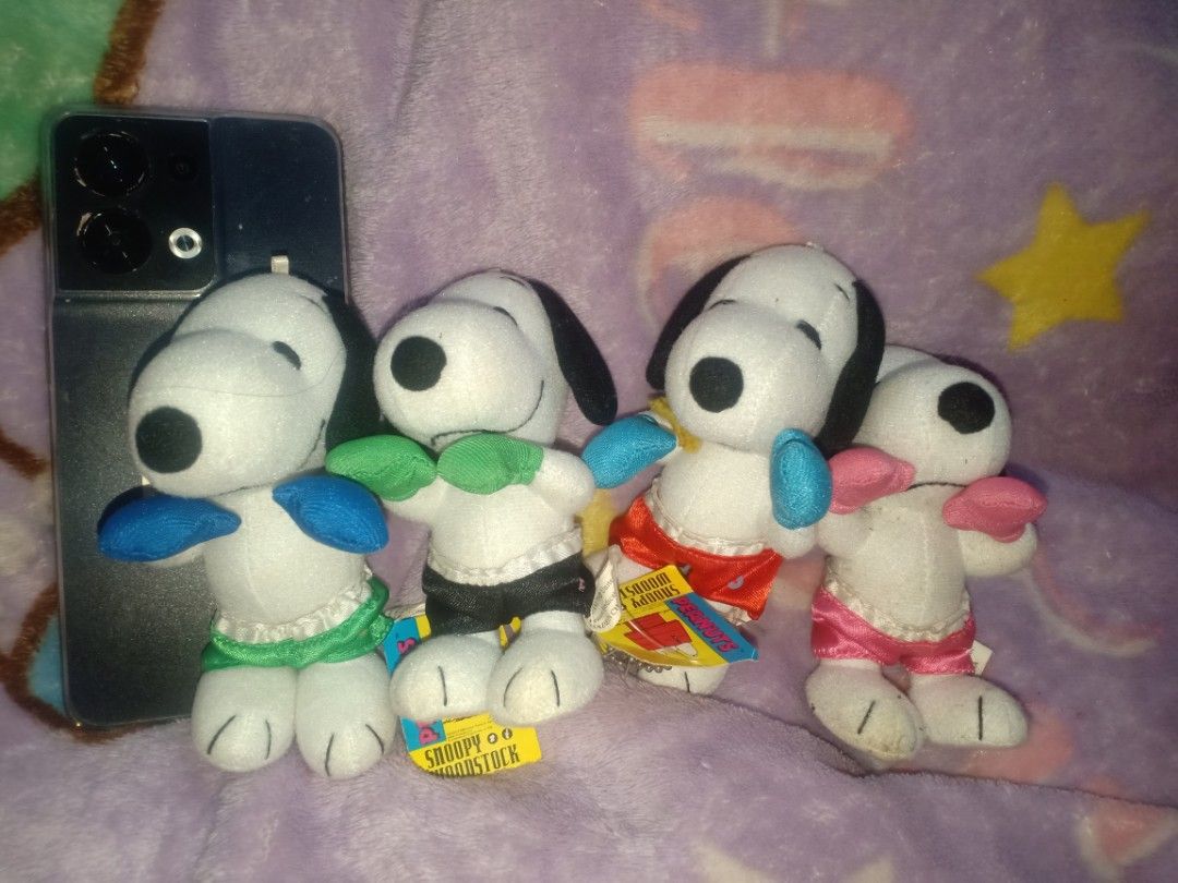 SNOOPY boxing charms on Carousell