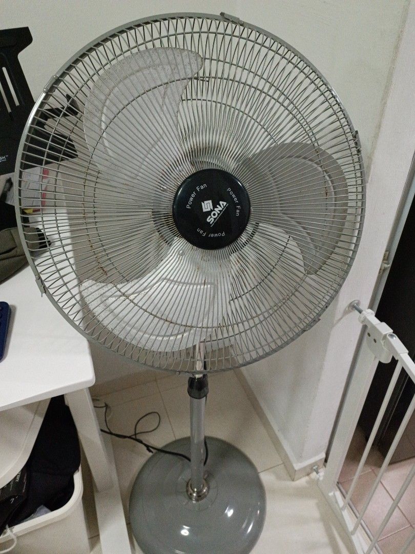 Sona power stand fan (metal, 18inch, oscillator) Sona SS0 6067 ...