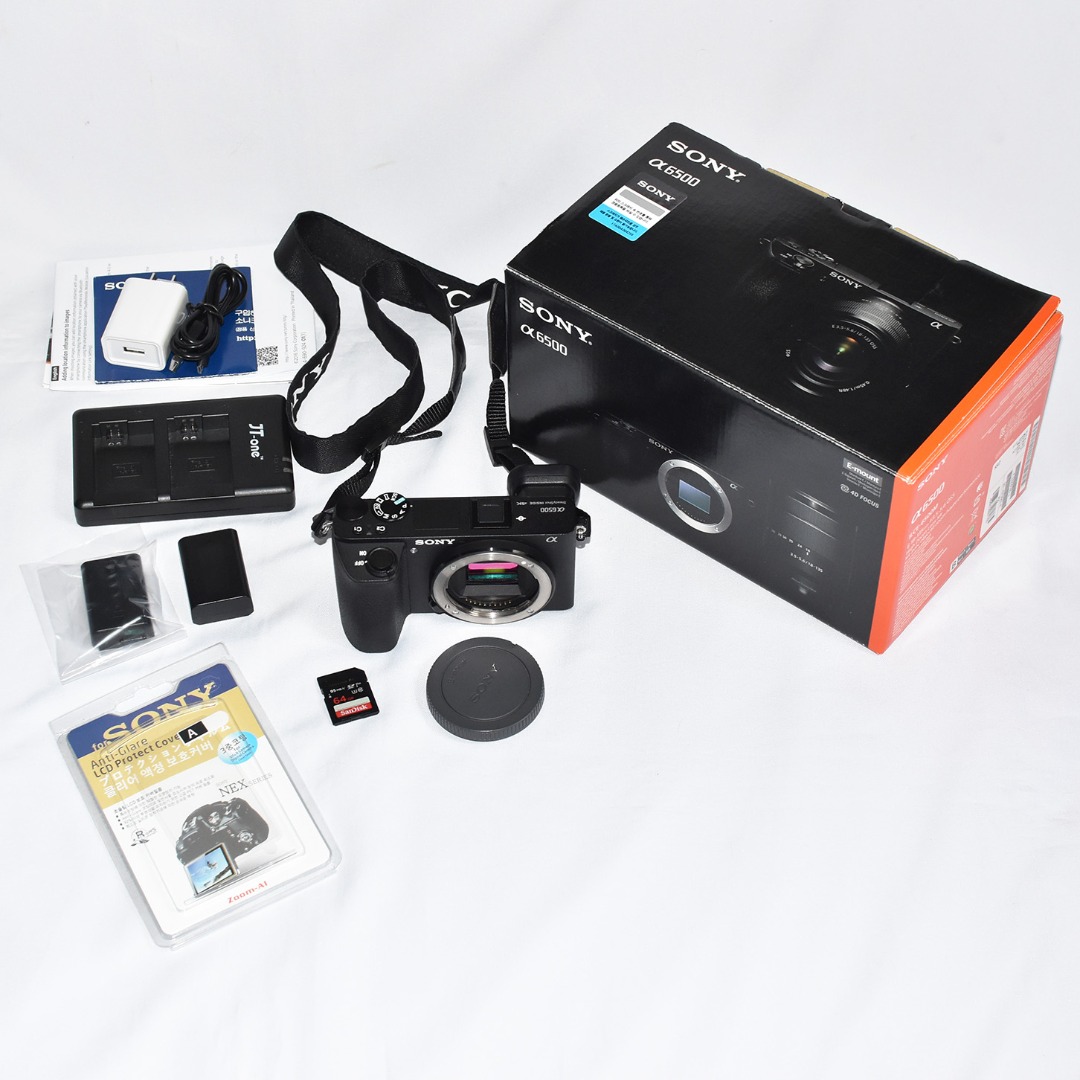 Sony A6500 premium mirrorless camera body (Complete box package ...