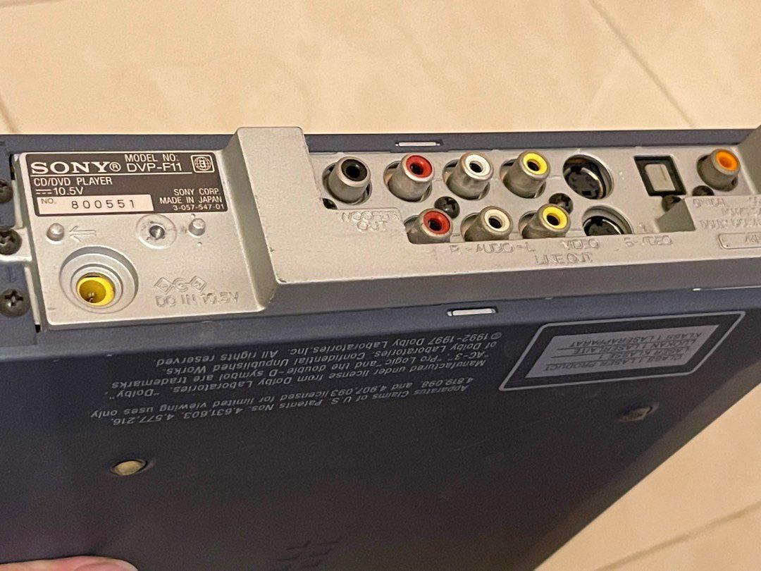 SONY DVP-F11 DVD VCD 播放器, 音響器材, 音樂播放裝置 MP3及CD Player - Carousell