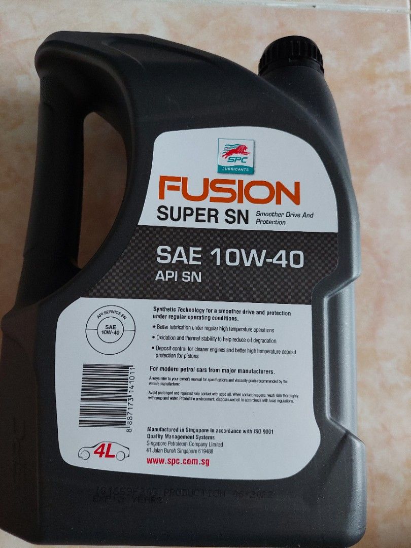 SPC - Engine Oil 10W-40, Car Accessories, Accessories on Carousell