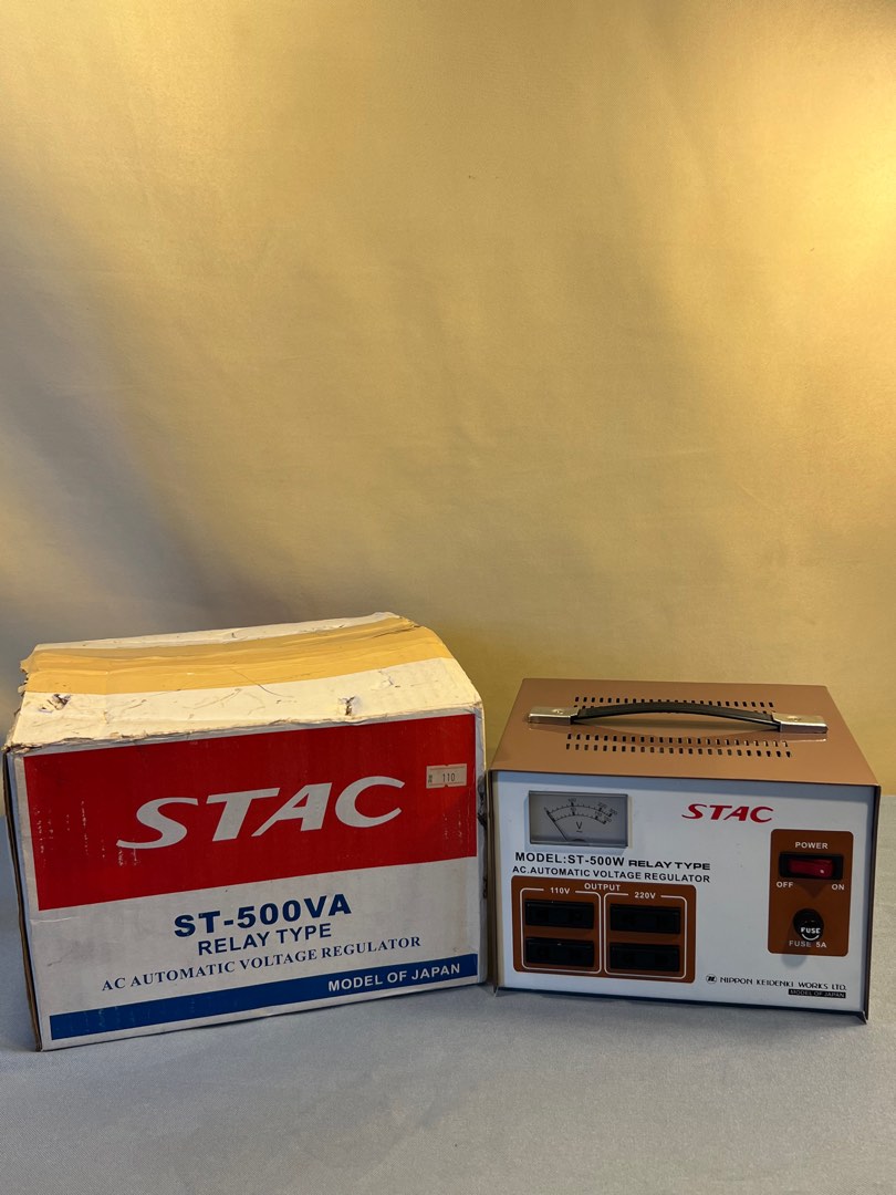 STAC AVR 500W, TV & Home Appliances, Electrical, Adaptors & Sockets on ...