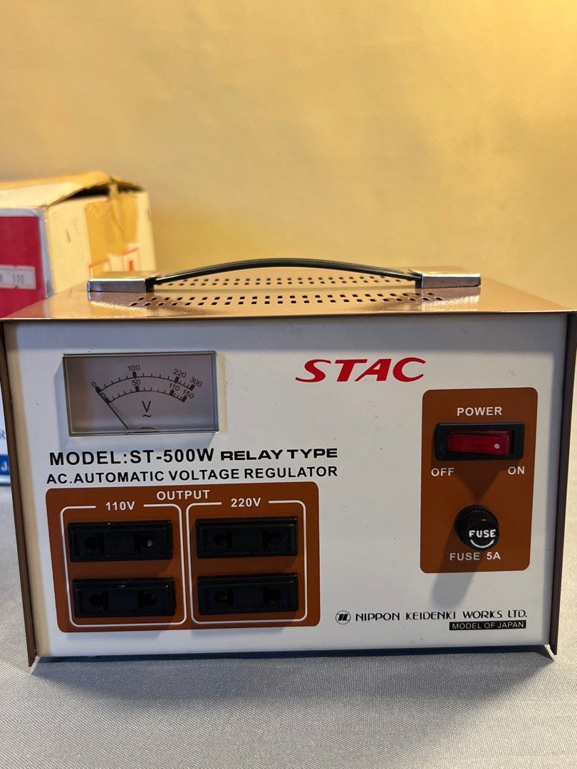 STAC AVR 500W, TV & Home Appliances, Electrical, Adaptors & Sockets on ...