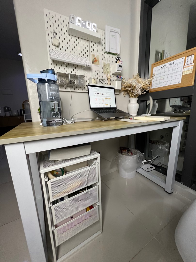 Study Table or Dinner Table 120x60, Furniture & Home Living, Furniture ...