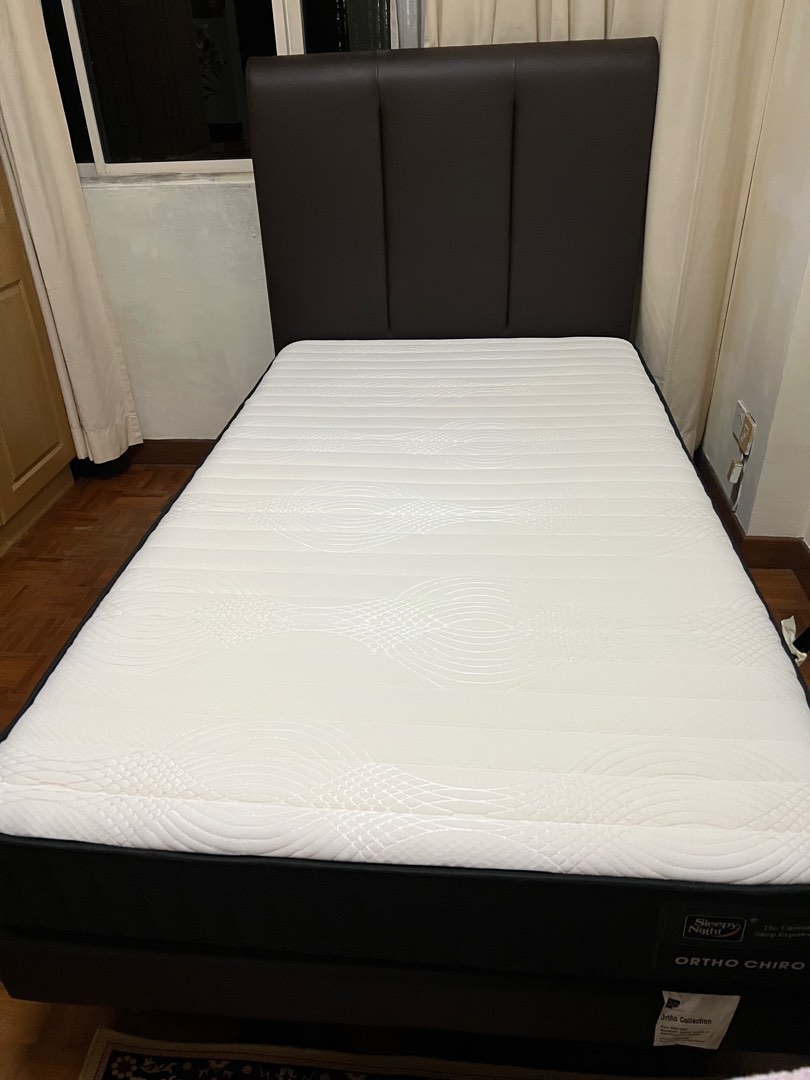 Super Single Mattress and Frame, Furniture & Home Living, Furniture ...