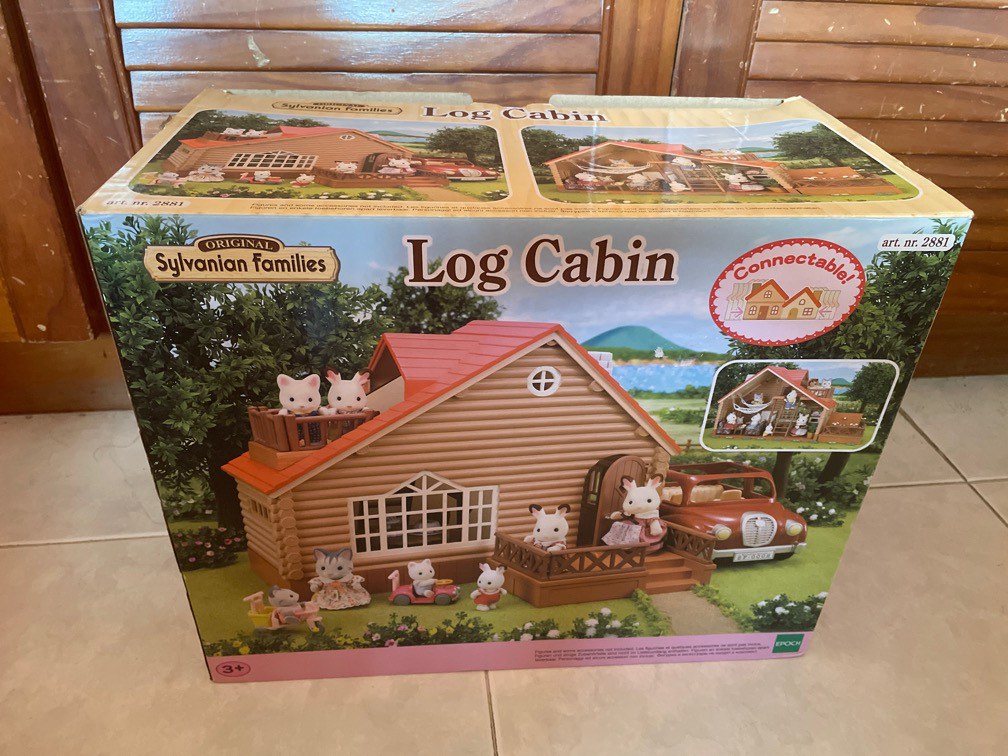 Sylvanian Families Log Cabin, Hobbies & Toys, Toys & Games on Carousell