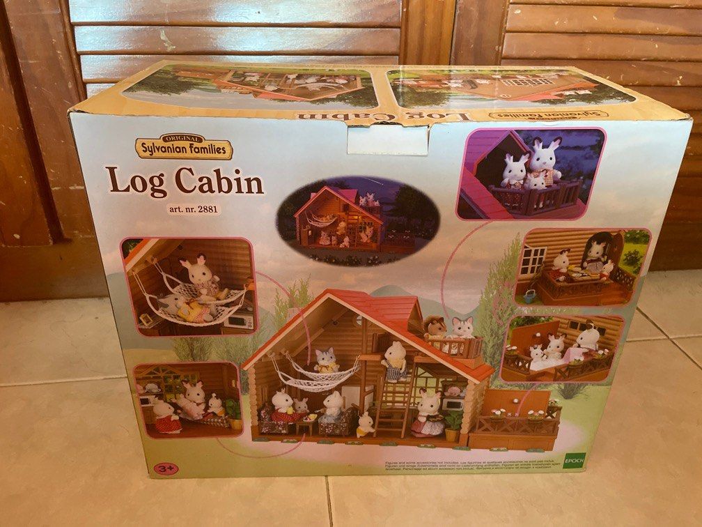 Sylvanian Families Log Cabin, Hobbies & Toys, Toys & Games on Carousell