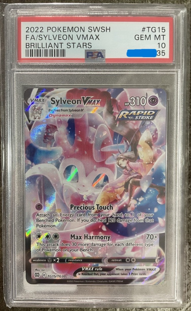 Sylveon Vmax CHR PSA GEM MINT 10, Hobbies & Toys, Toys & Games on Carousell