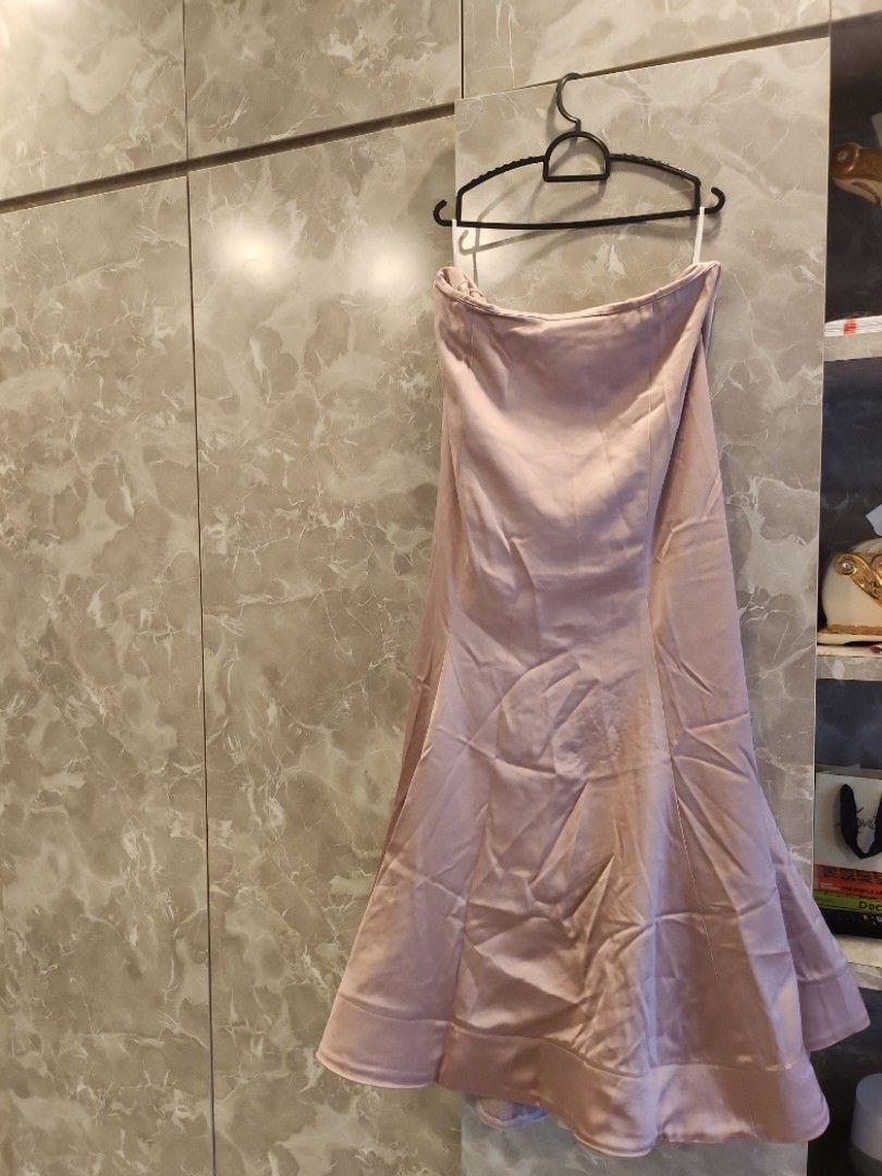 Tailor made baju raya rose gold, Women's Fashion, Muslimah Fashion ...