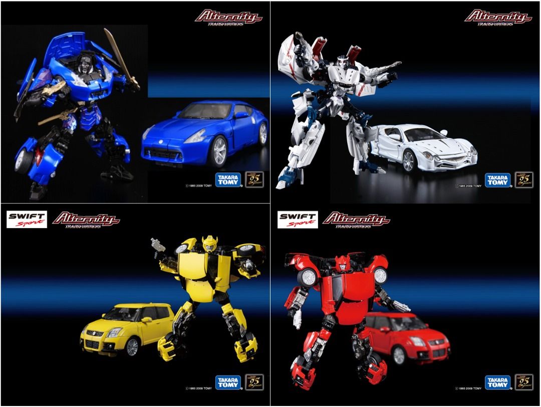 Takara Tomy Transformers Alternity A-02 Megatron A-03 Bumble Cliff A-04 ...