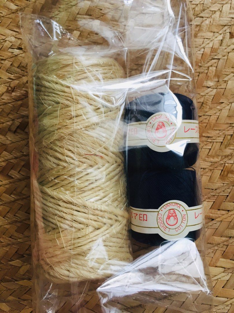 Take All - Sisal String and Crochet Yarn #40 on Carousell