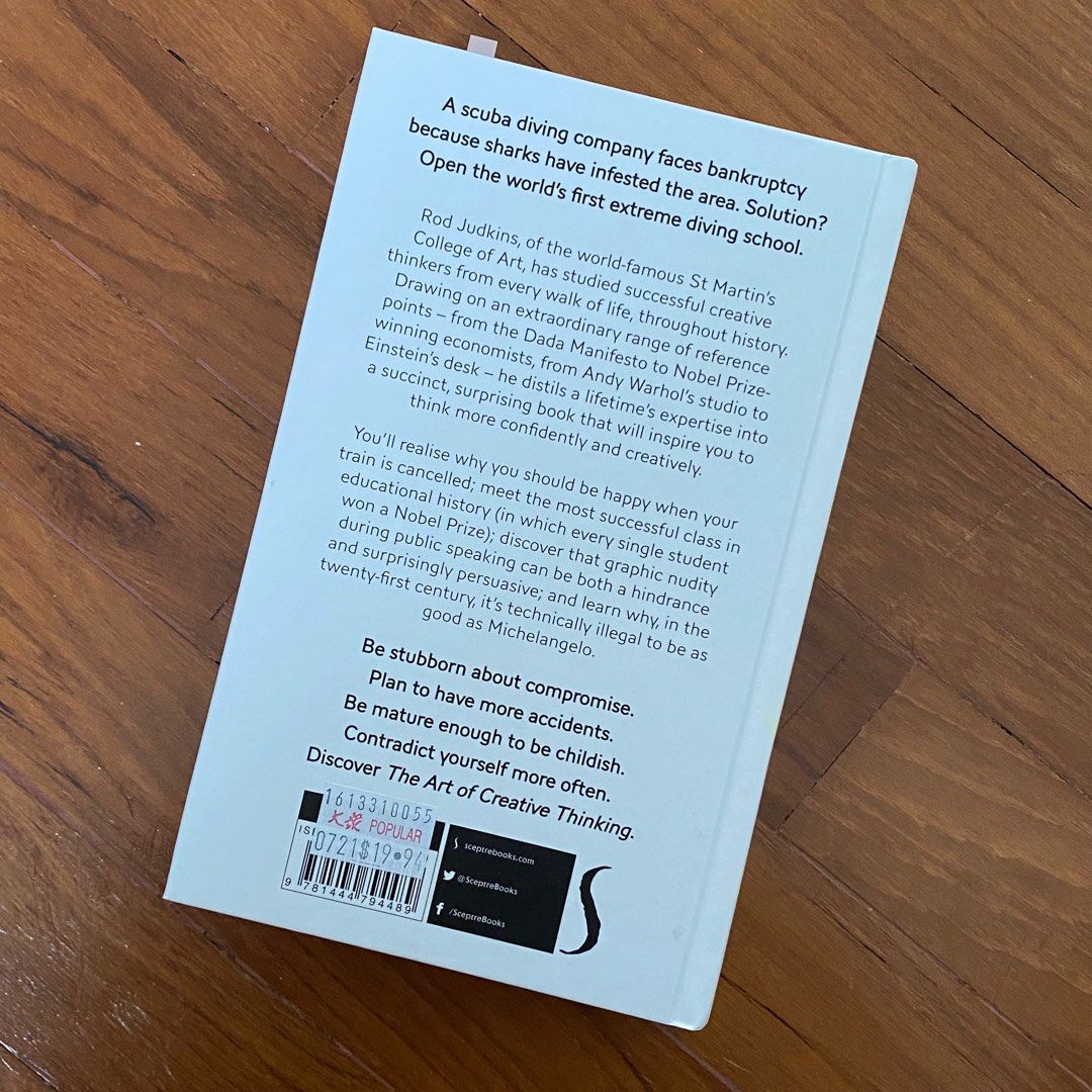 The Art of Creative Thinking - Rod Judkins, Hobbies & Toys, Books ...