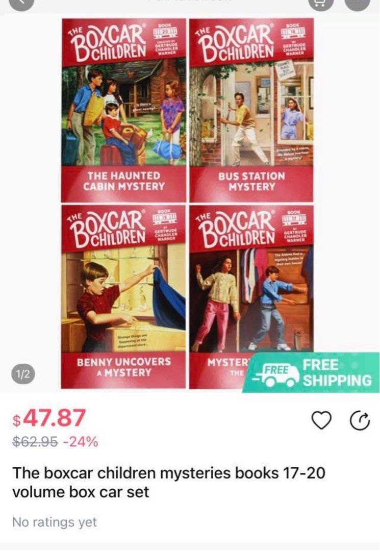 The Boxcar Children - Total 45 books, Hobbies & Toys, Books & Magazines ...