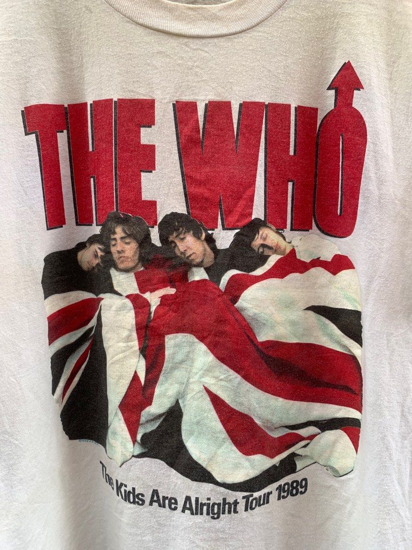 THE WHO Vintage Band tees 1989, Men's Fashion, Tops & Sets, Tshirts ...