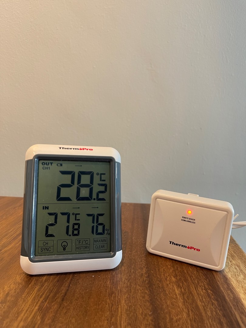 ThermoPro TP65 Thermometer Digital Wireless Hygrometer Temperature ...