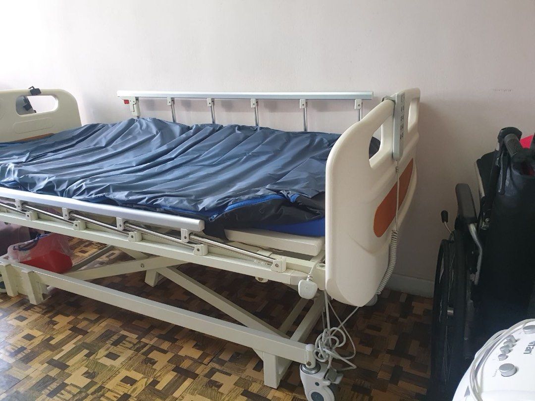 TiMotion Adjustable Hospital Bed, Furniture & Home Living, Furniture ...