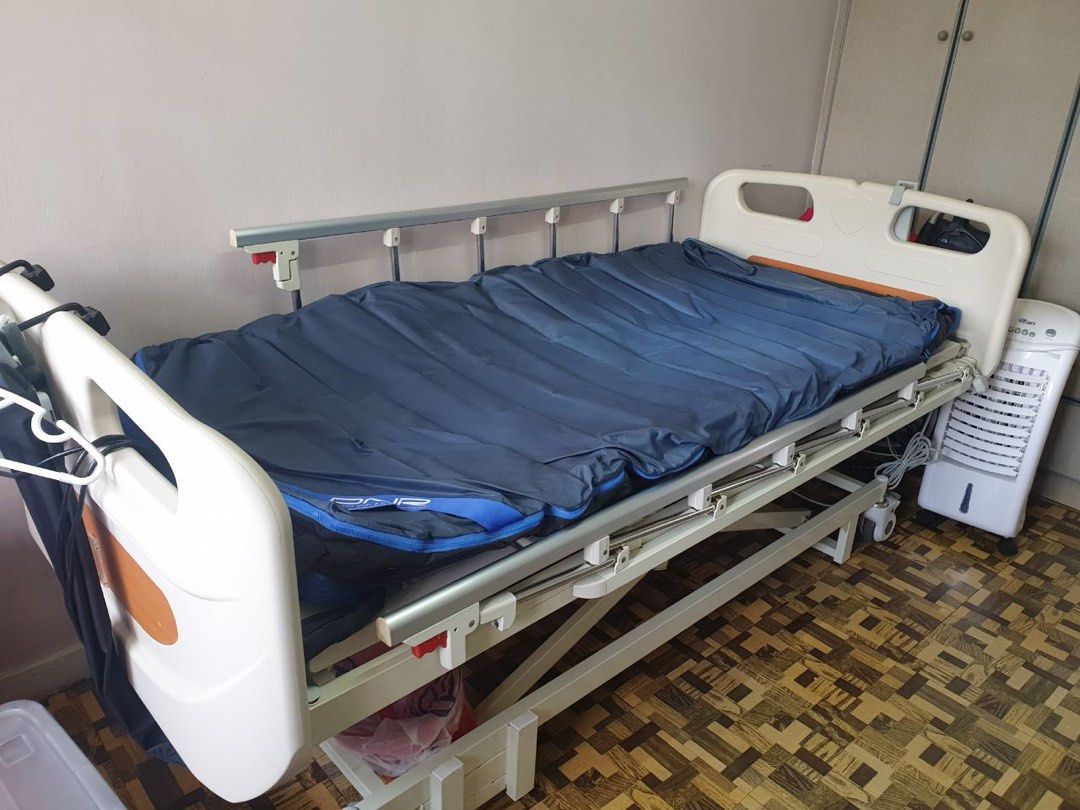 TiMotion Adjustable Hospital Bed, Furniture & Home Living, Furniture ...