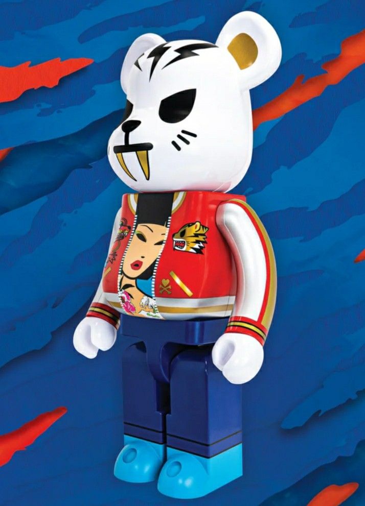 TOKIDOKI BE@RBRICK 1000% (MERMICORNO: SIRENA & ELECTRIC TIGER), Hobbies ...