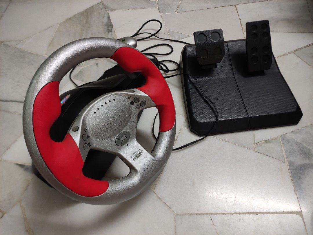 Topway racing wheel set for PS2, Video Gaming, Video Game Consoles ...