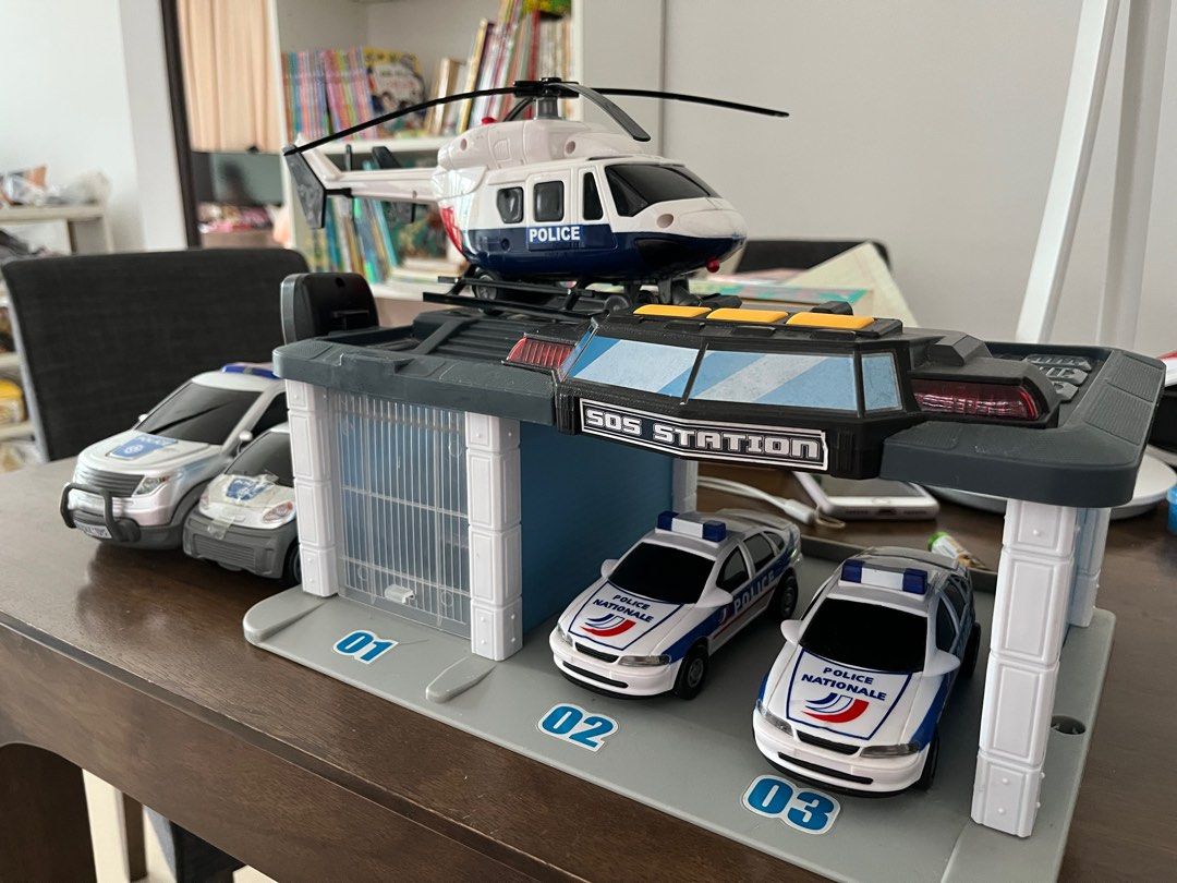 Toy Cars /police parking lot, Hobbies & Toys, Toys & Games on Carousell