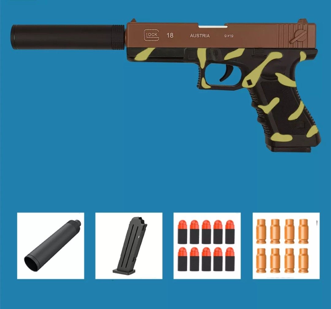 Shell Ejecting Glock Gun(PRE-ORDER), Hobbies & Toys, Toys & Games on ...