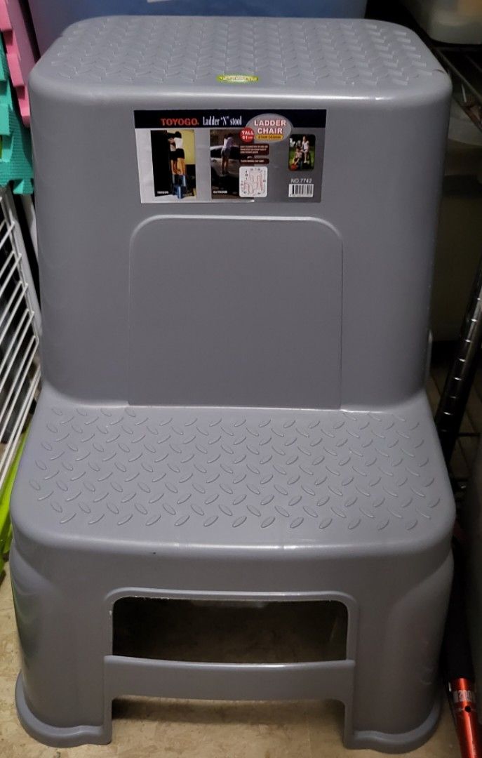 Toyogo Ladder n Stool, Furniture & Home Living, Home Improvement ...