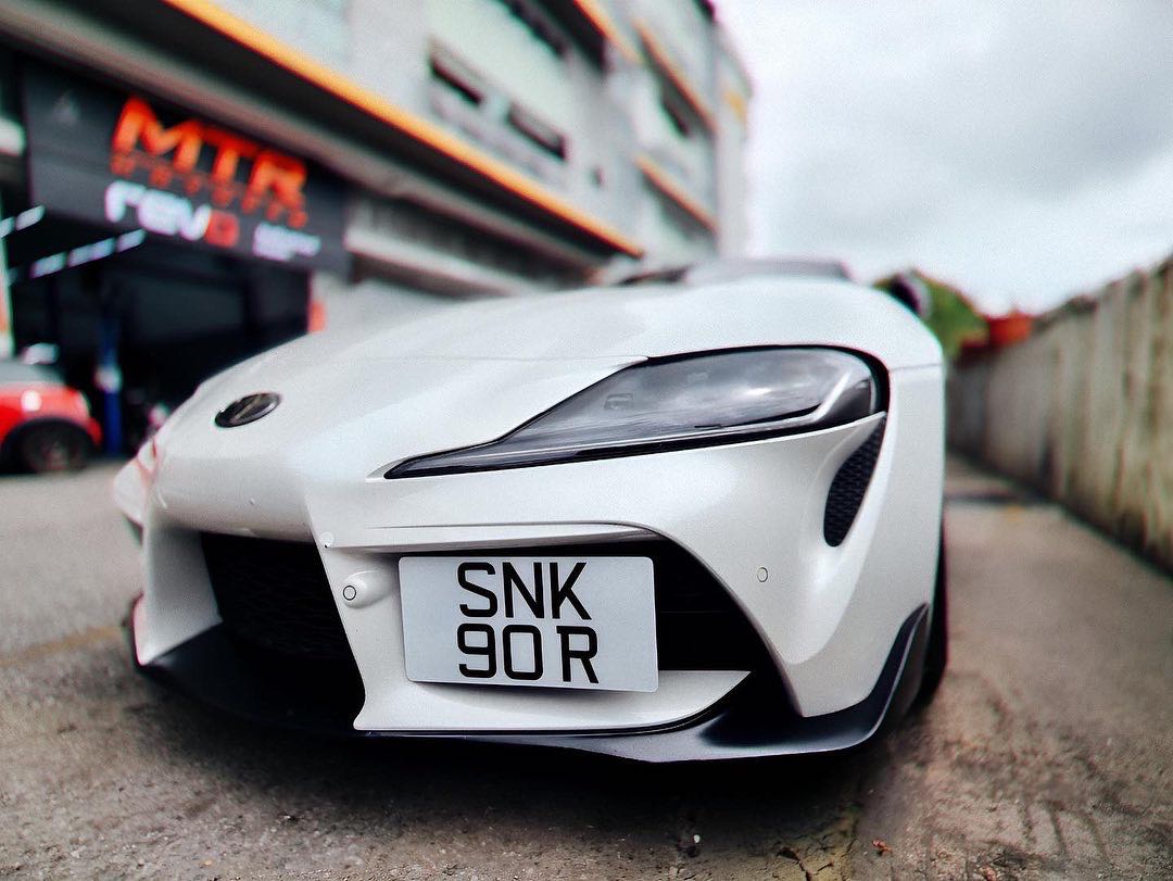 Toyota frameless carplate, Car Accessories, Car Plates on Carousell