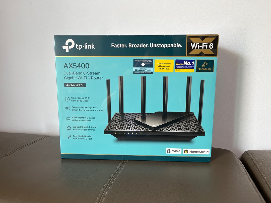 TP-link Wifi 6 Router ( Brand New/Sealed), Computers & Tech, Parts ...