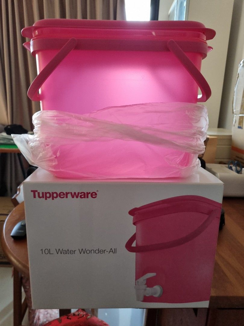Tupperware 10L water Tank, Furniture & Home Living, Kitchenware ...