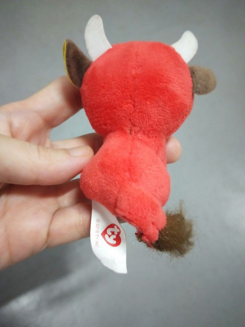 Ty Red Soft Toy, Hobbies & Toys, Toys & Games on Carousell
