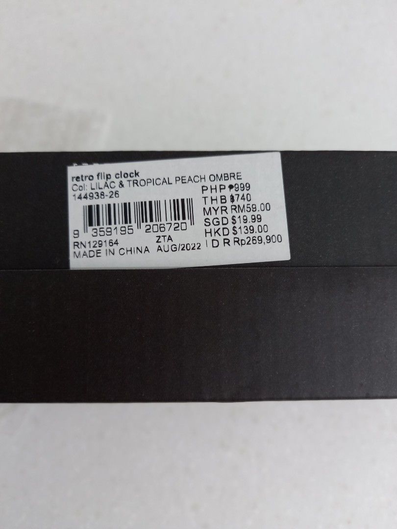 Typo desk clock calendar, Furniture & Home Living, Home Decor, Clocks ...