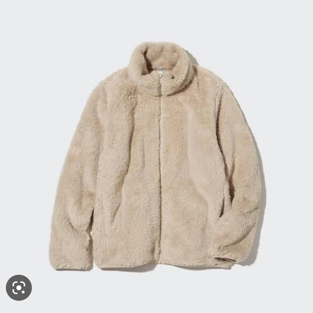 (SOLD) Uniqlo high neck fleece jacket, Inner jacket, Travel jacket ...