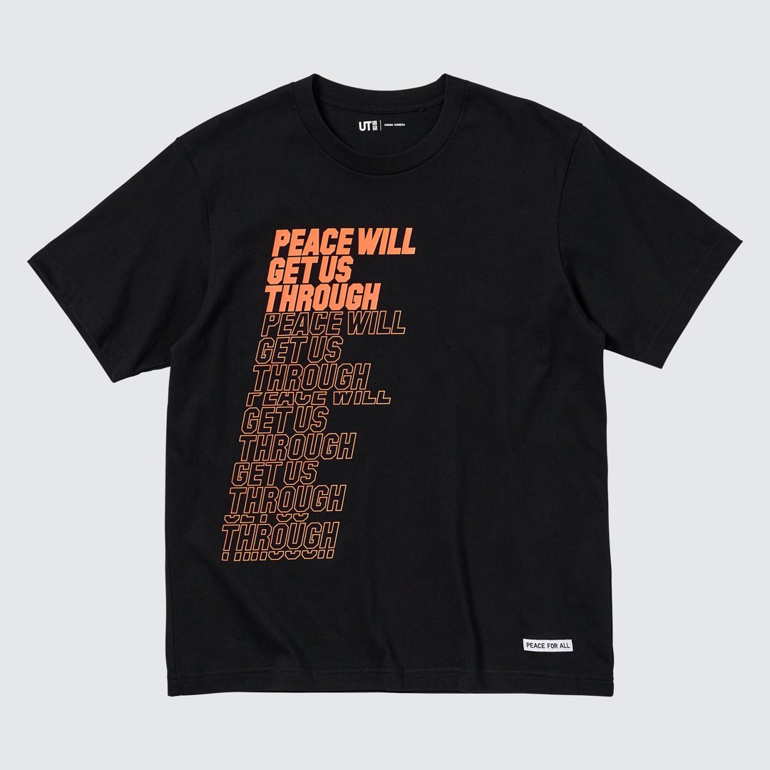 uniqlo peace for all ut shingo kunieda, Men's Fashion, Tops & Sets ...