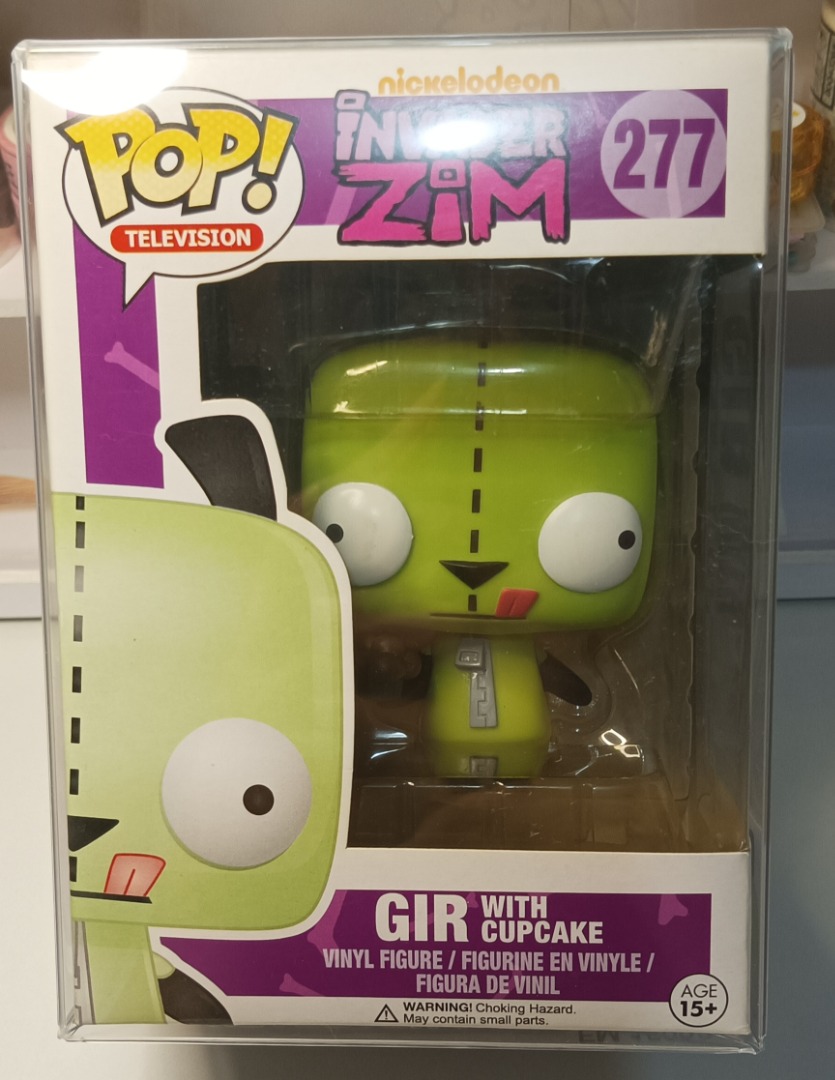 VAULTED Funko Pop Television Invader Zim Gir with Cupcake #277 ...