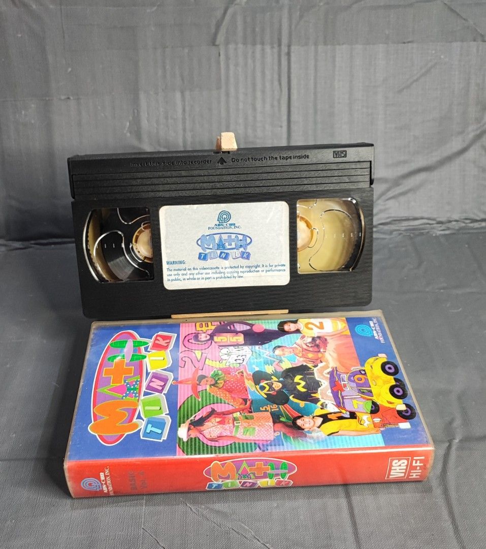 VHS Tapes Math Tinik Volume 4 , 5 , 28, Hobbies & Toys, Memorabilia ...