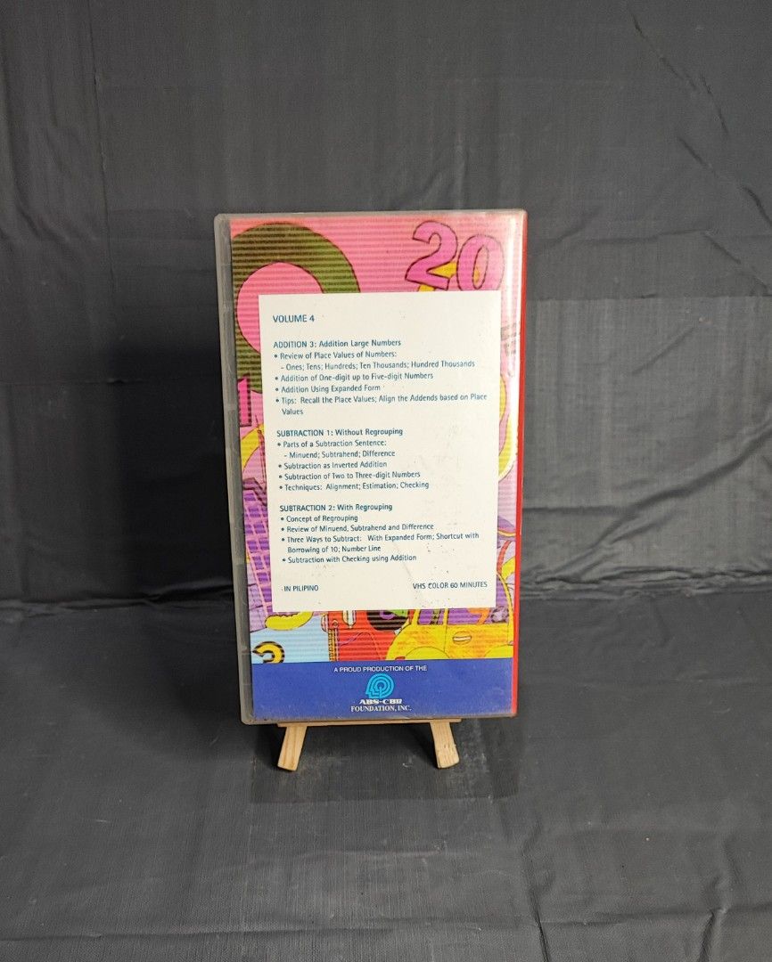 VHS Tapes Math Tinik Volume 4 , 5 , 28, Hobbies & Toys, Memorabilia ...