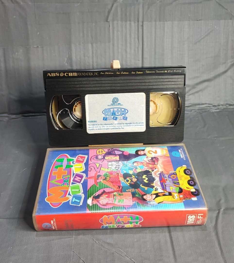 VHS Tapes Math Tinik Volume 4 , 5 , 28, Hobbies & Toys, Memorabilia ...