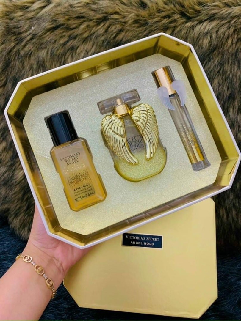 Victoria's Secret Angel Gold Gift Set on Carousell