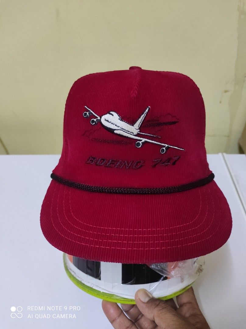 Vintage corduroy USA boeing 747, Men's Fashion, Watches & Accessories ...