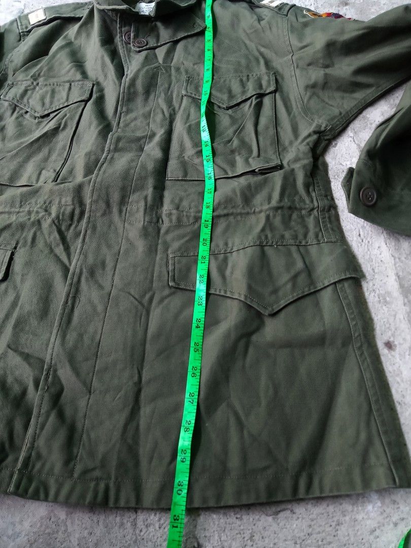 Vintage M43 military field jacket, Men's Fashion, Coats, Jackets and Outerwear on Carousell