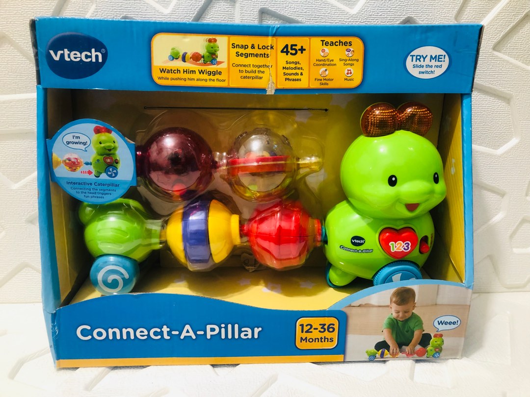 Vtech Connect-a-Pillar, Hobbies & Toys, Toys & Games on Carousell