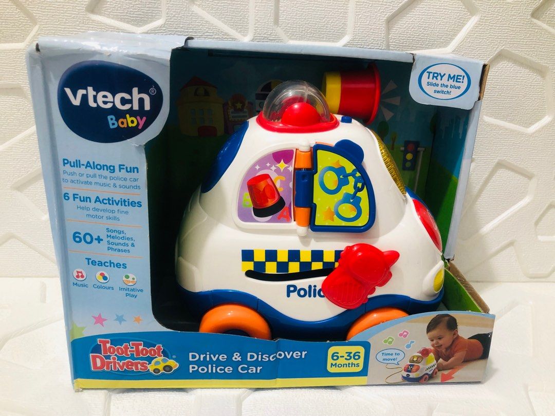 Vtech Drive & Discover Police Car on Carousell