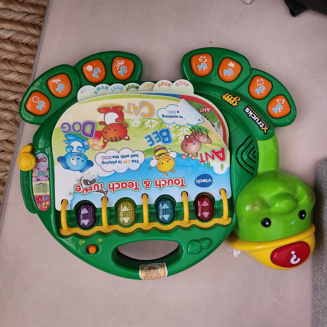 Vtech Touch and Teach Turtle, Hobbies & Toys, Toys & Games on Carousell