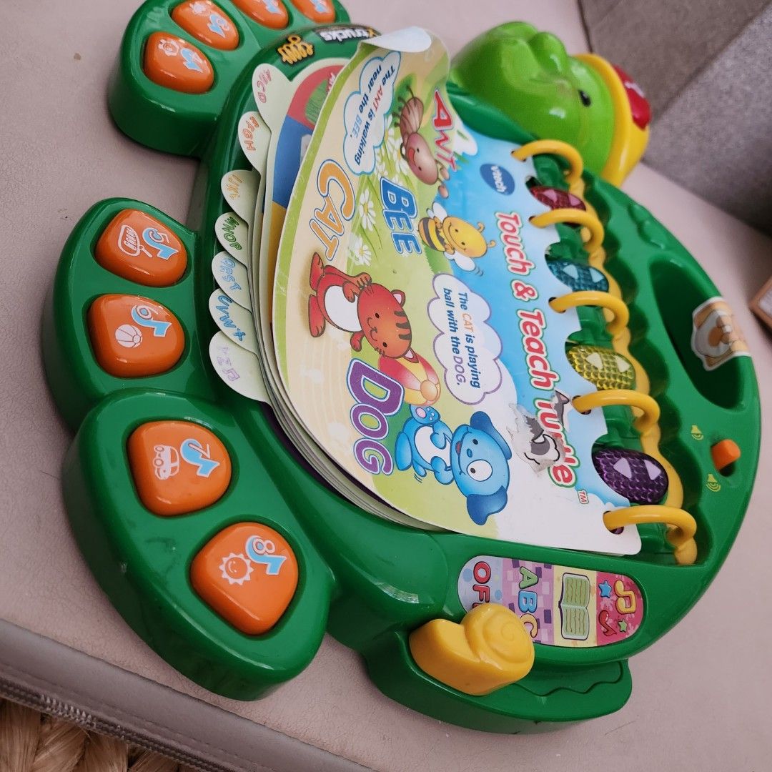 Vtech Touch and Teach Turtle, Hobbies & Toys, Toys & Games on Carousell