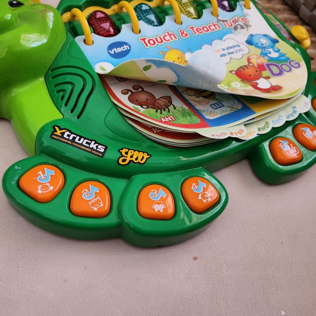 Vtech Touch and Teach Turtle, Hobbies & Toys, Toys & Games on Carousell